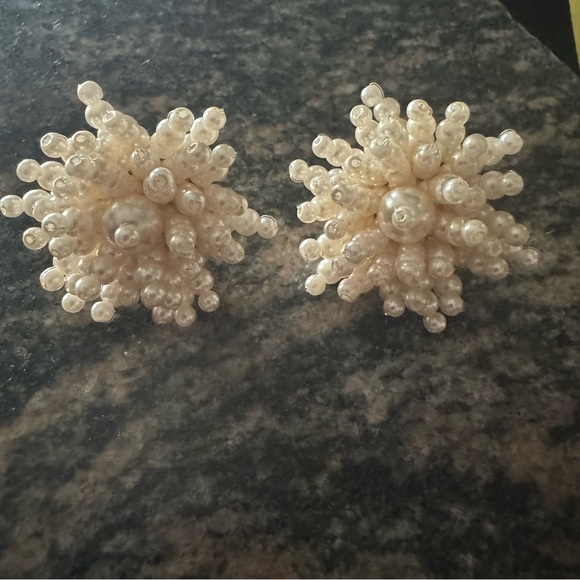 Cha Cha | Jewelry | Vintage Cha Cha 96s Mod Atomic Glam Faux Seed Pearl ...